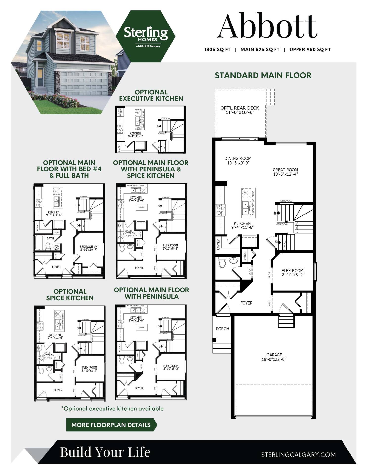 Home Model - Abbott - Sterling Homes Group