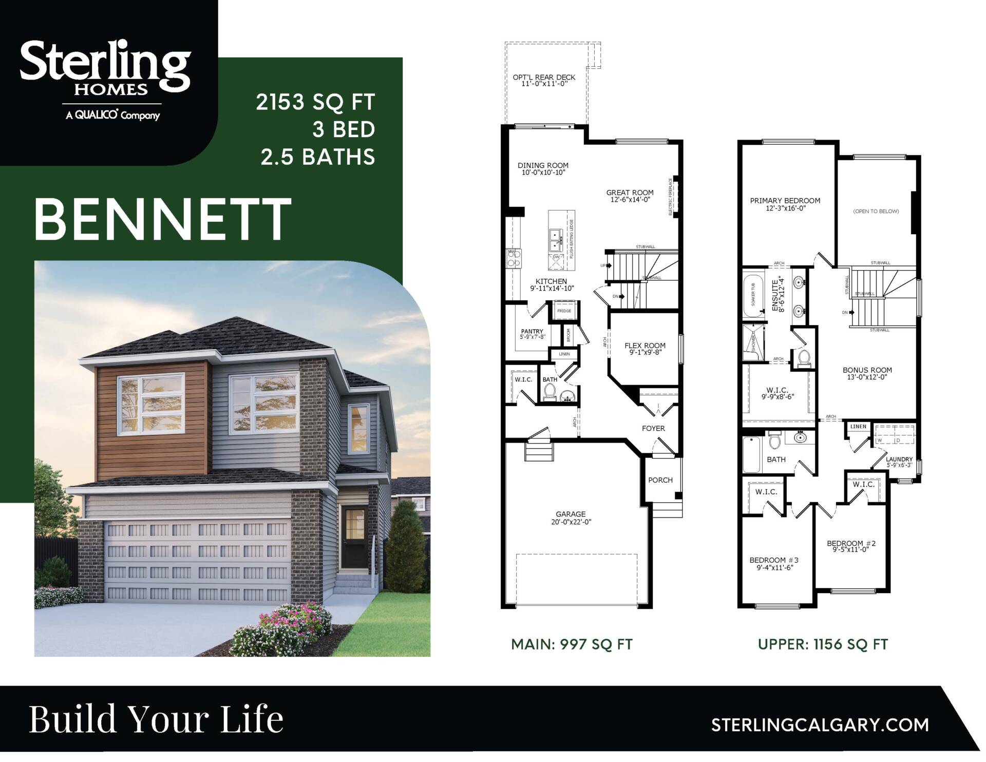 Home Model - Bennett - Sterling Homes Group