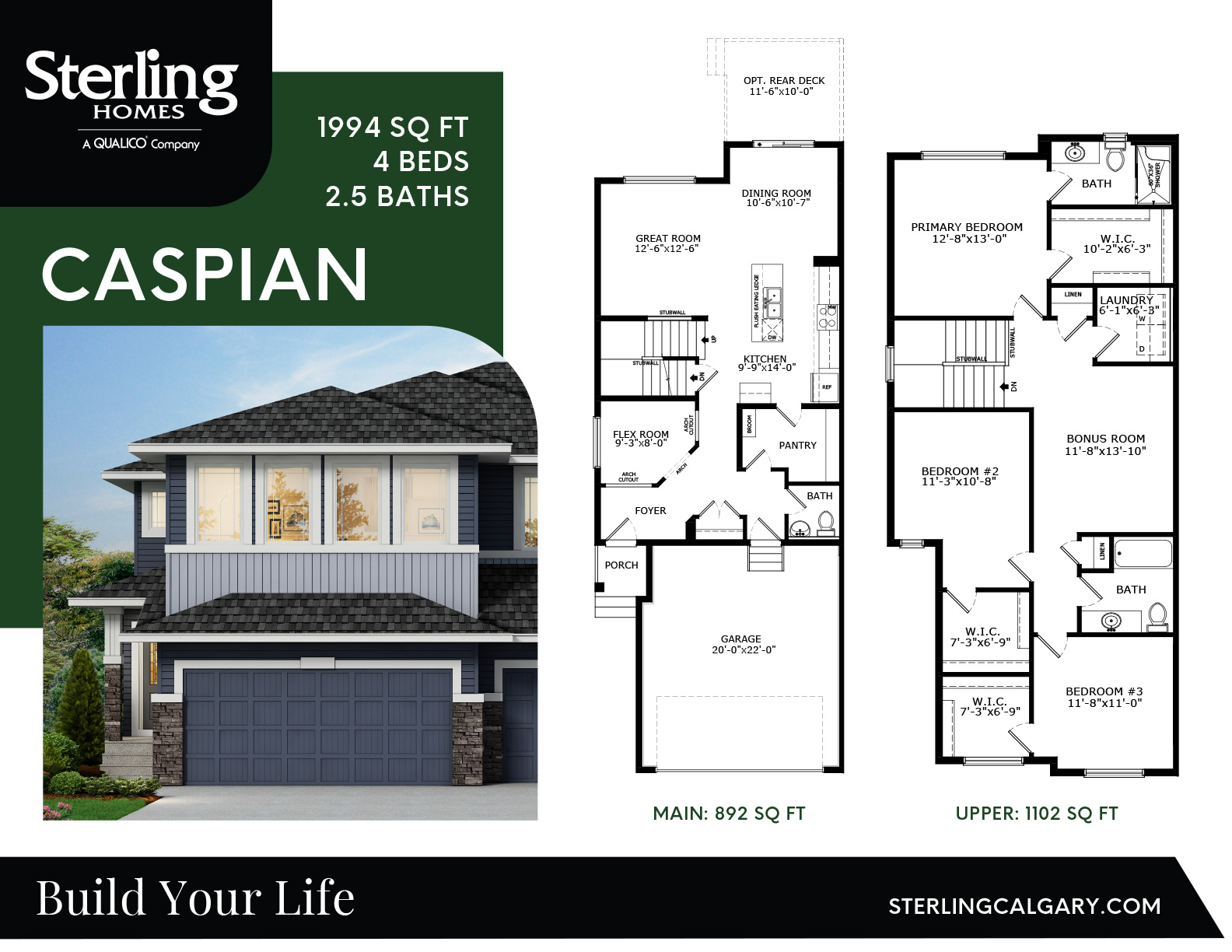 Home Model - Caspian - Sterling Homes Group