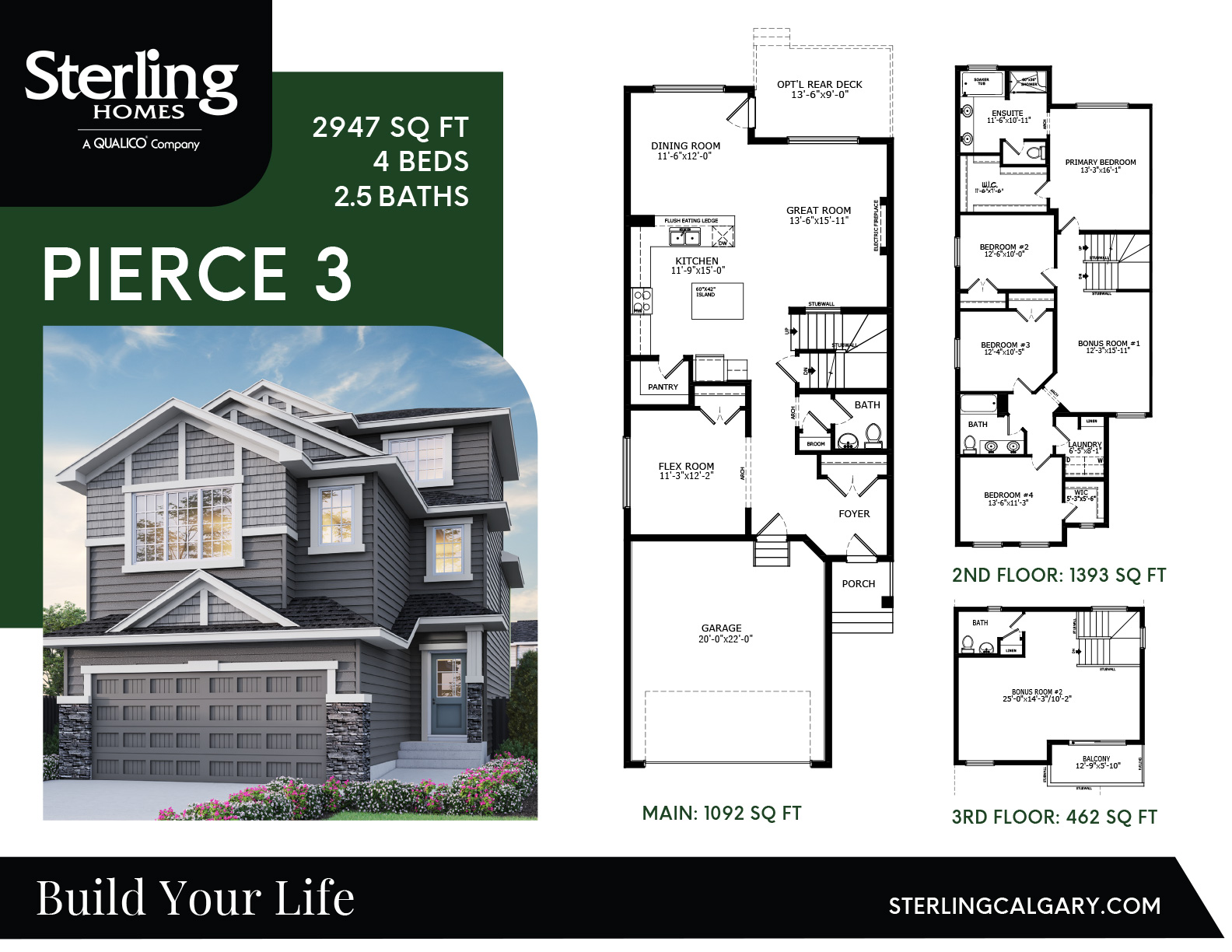 Home Model - Pierce 3 - Sterling Homes Group